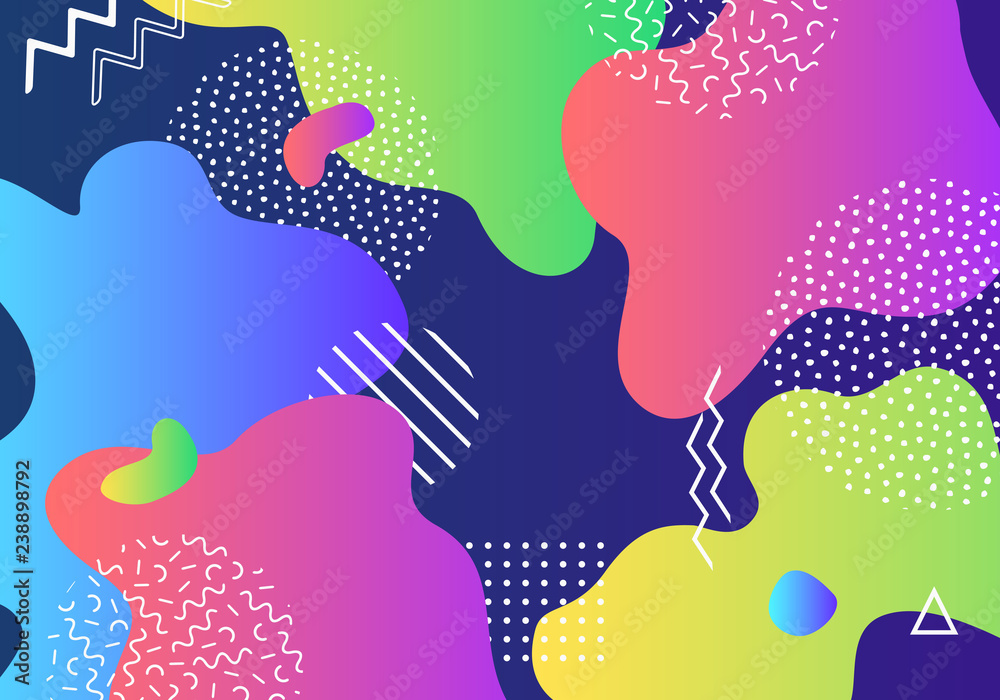 Vector abstract pop art pattern background with lines and dots. Modern ...