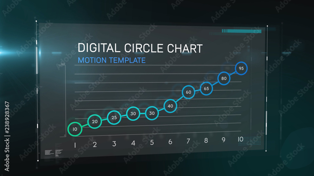 Digital Circle Chart Stock Template | Adobe Stock