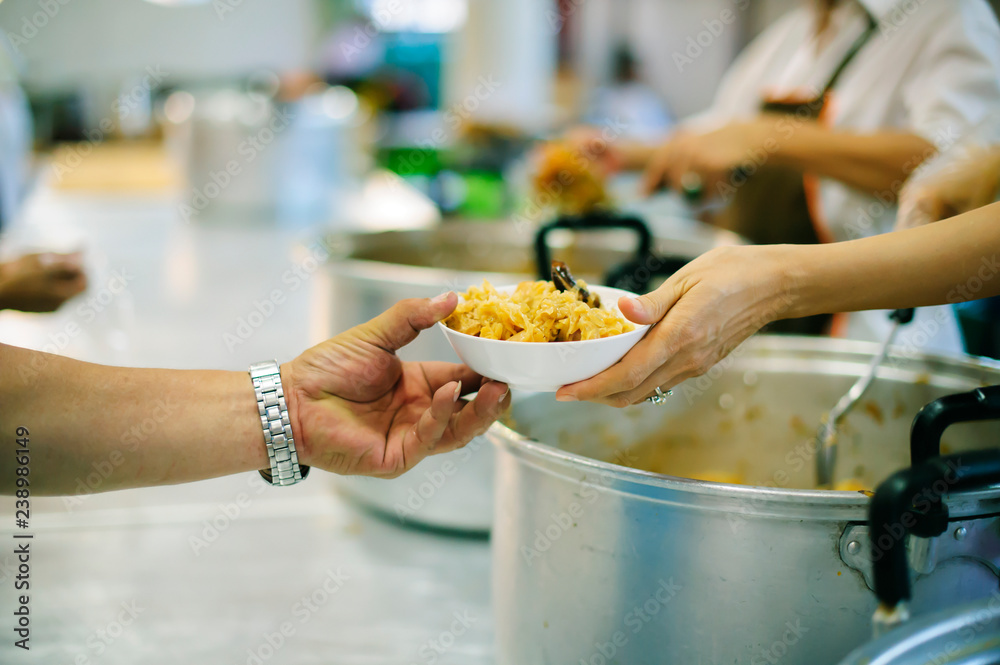 Charity food shared to everyone in society and the poor need this ...