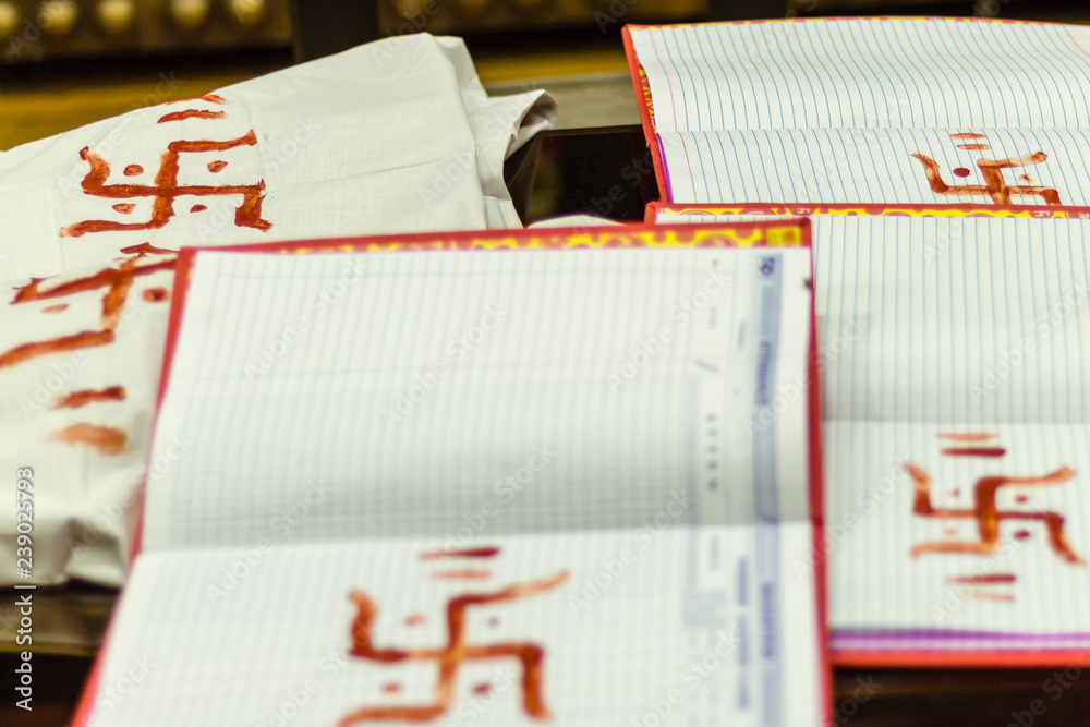 The swastika, a geometrical figure and an ancient religious icon, used ...