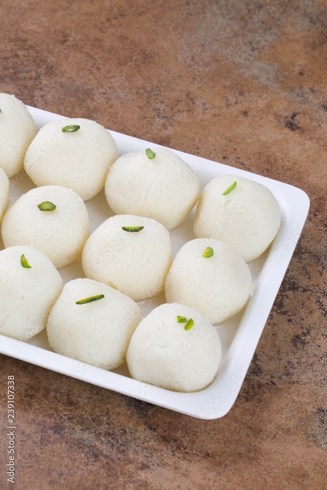 Indian Sweet Rasgulla Also Know as Rosogolla, Roshogolla, Rasagola, Ras ...
