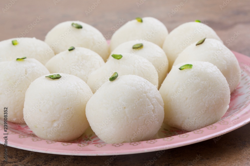 Indian Sweet Rasgulla Also Know as Rosogolla, Roshogolla, Rasagola, Ras ...