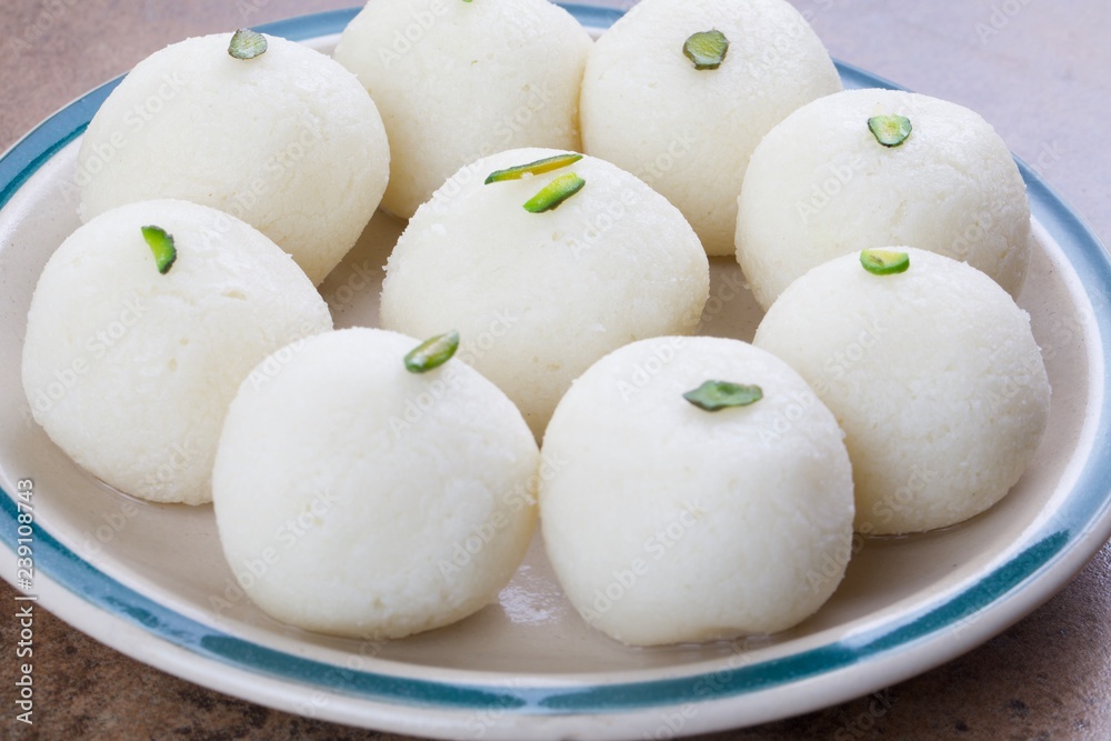 Indian Sweet Rasgulla Also Know as Rosogolla, Roshogolla, Rasagola, Ras ...