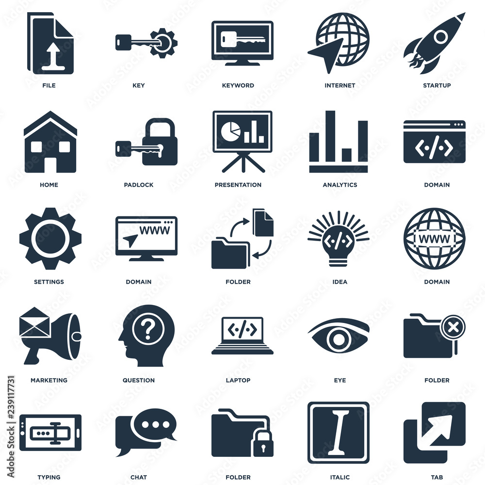 Italics Flat Info Icon