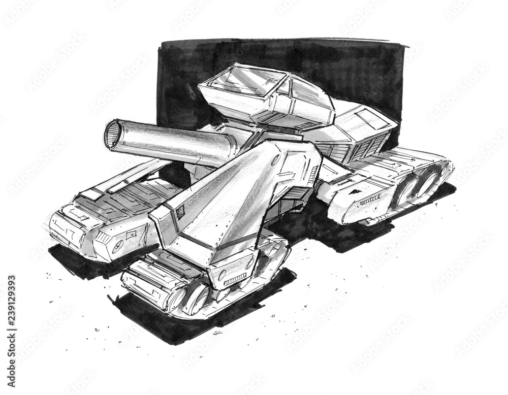 Future Tank Drawing