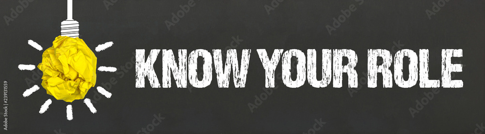 Know your role Stock Illustration | Adobe Stock