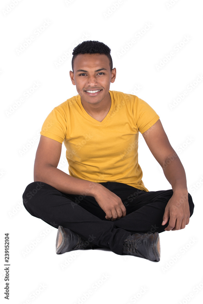 sitting crossed legs Stock Photo | Adobe Stock