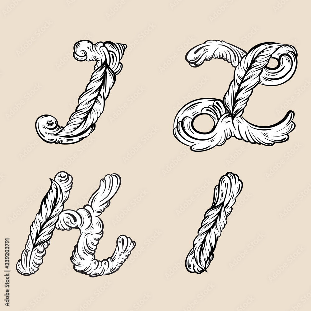 Girly Letter J Fonts