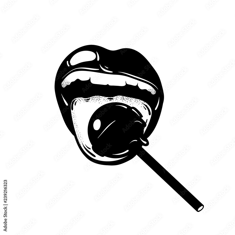 Lollipop Tattoo Flash