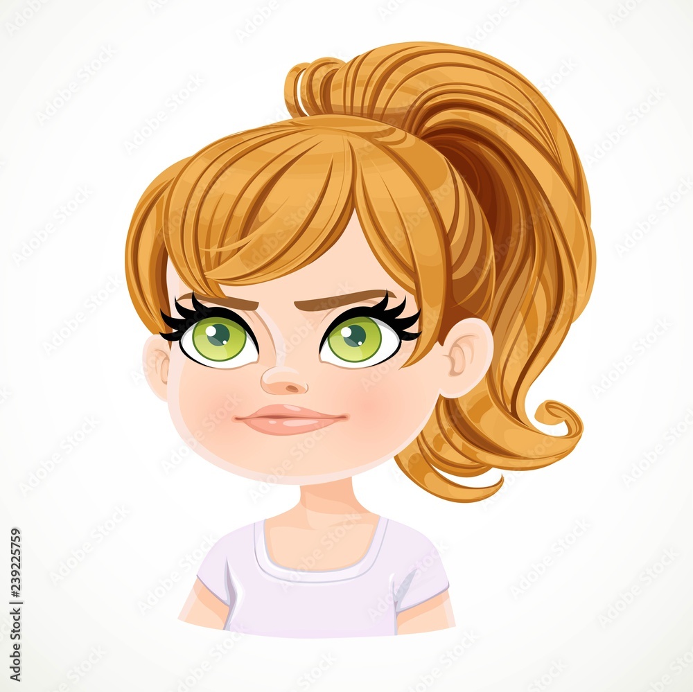 Stubborn Girl Clipart