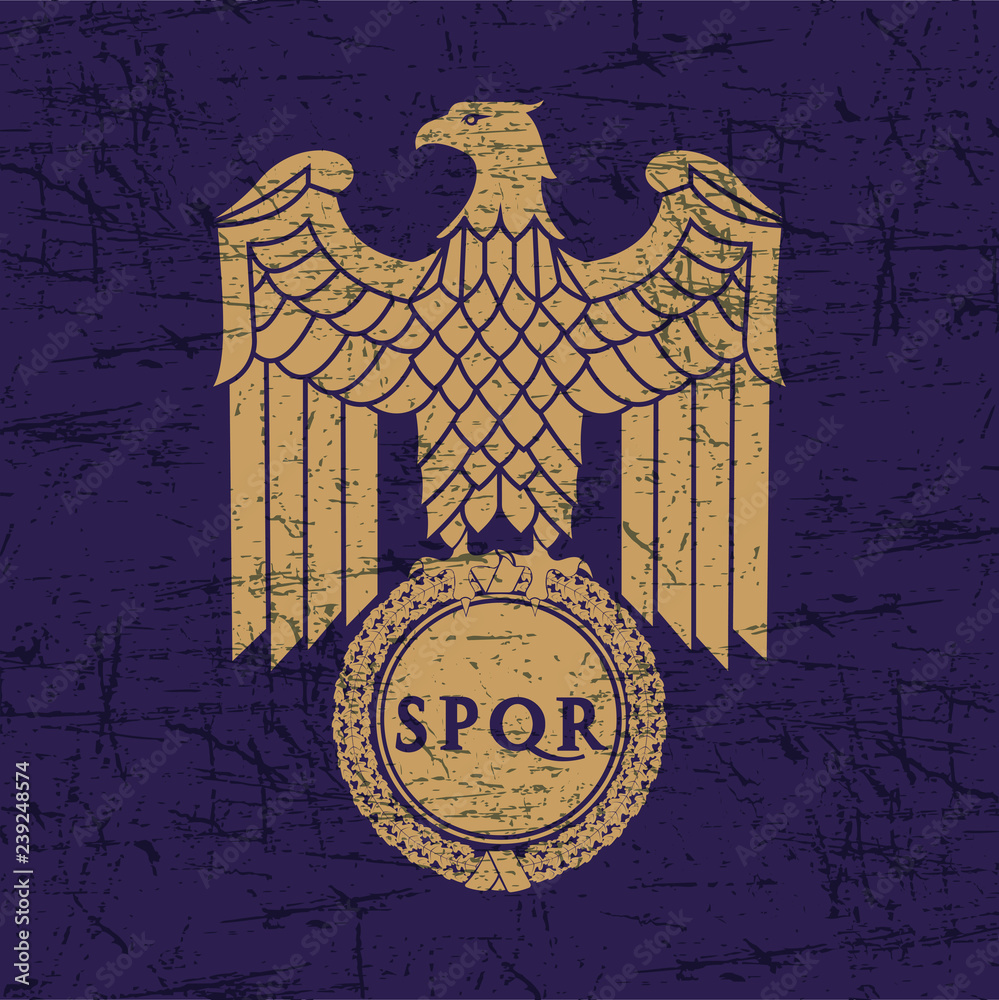 Ancient Roman Eagle Symbol