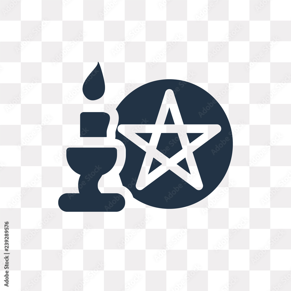 Ritual vector icon isolated on transparent background, Ritual ...