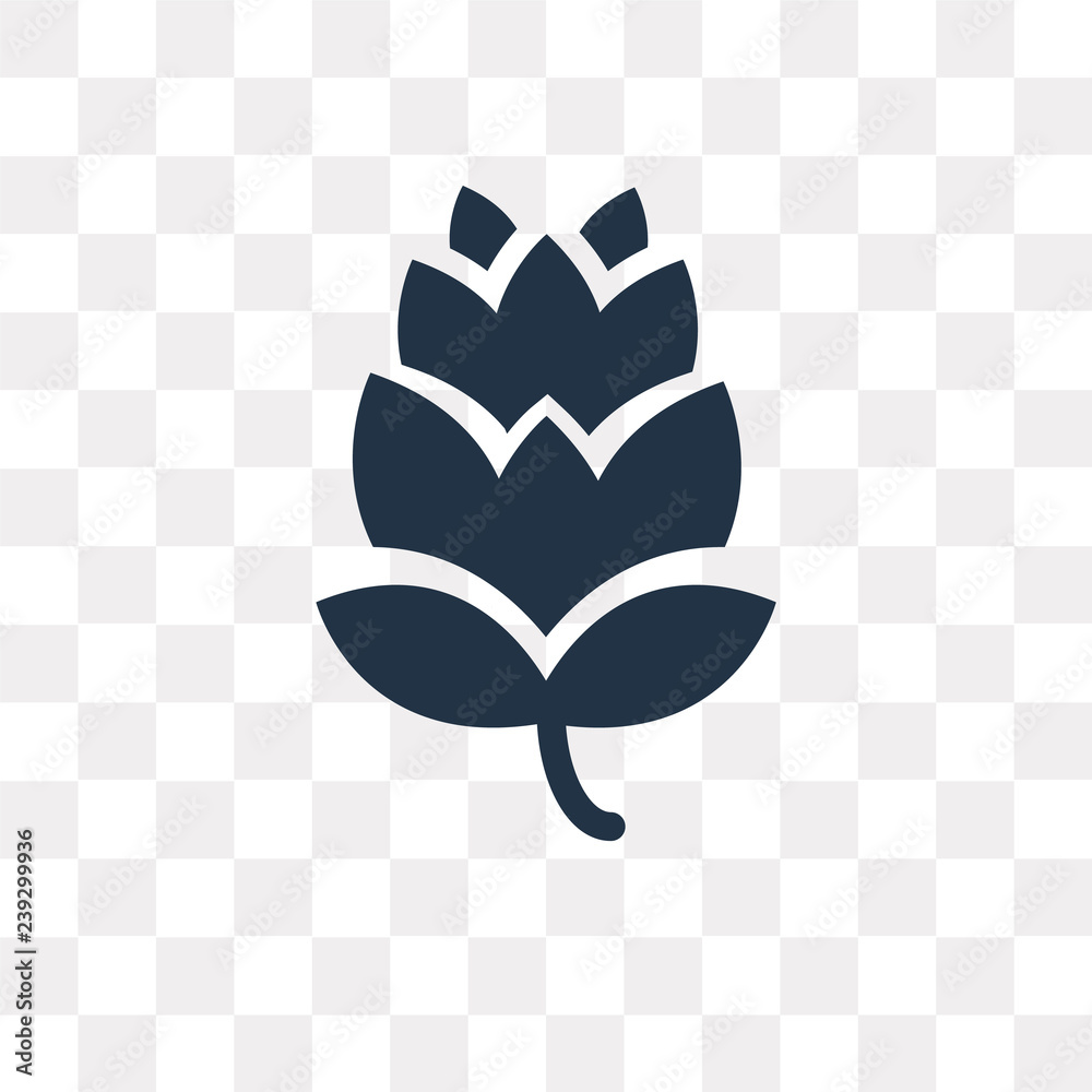 Malt vector icon isolated on transparent background, Malt transparency ...