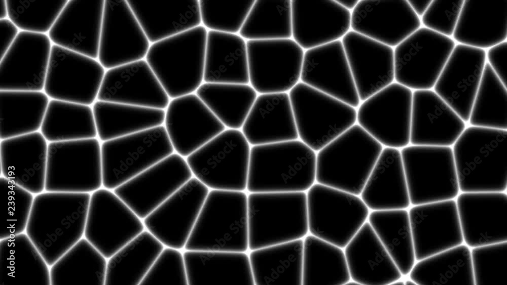 4K Slime Germs black & white Background Loopable/ Animation of a slime ...