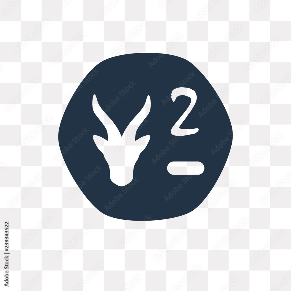 South African Rand vector icon isolated on transparent background ...