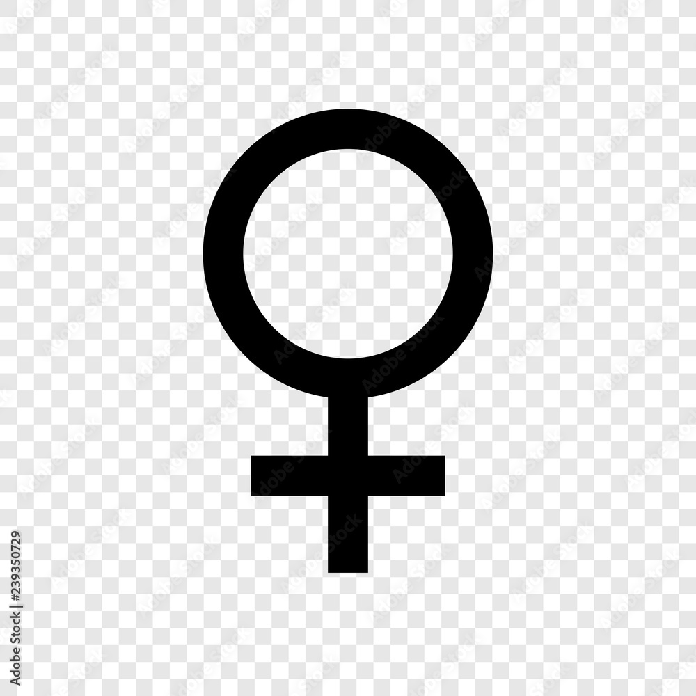 Female icon vector transparent grid Stock Vector | Adobe Stock
