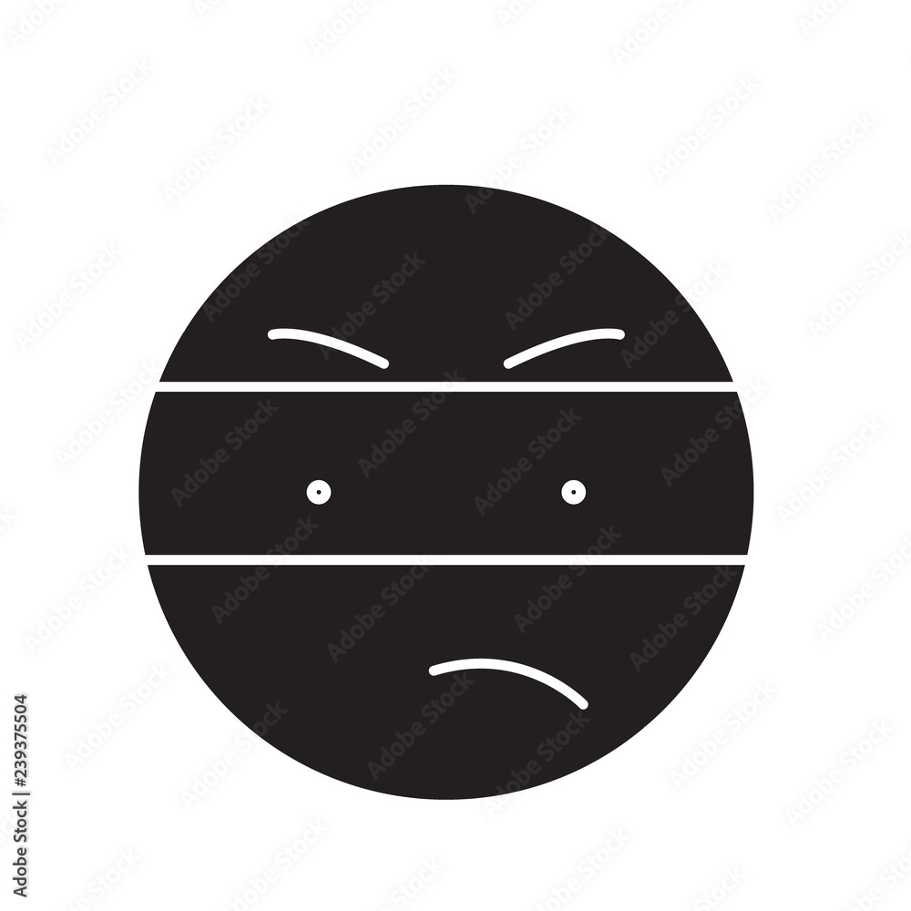 Spy emoji black vector concept icon. Spy emoji flat illustration, sign ...