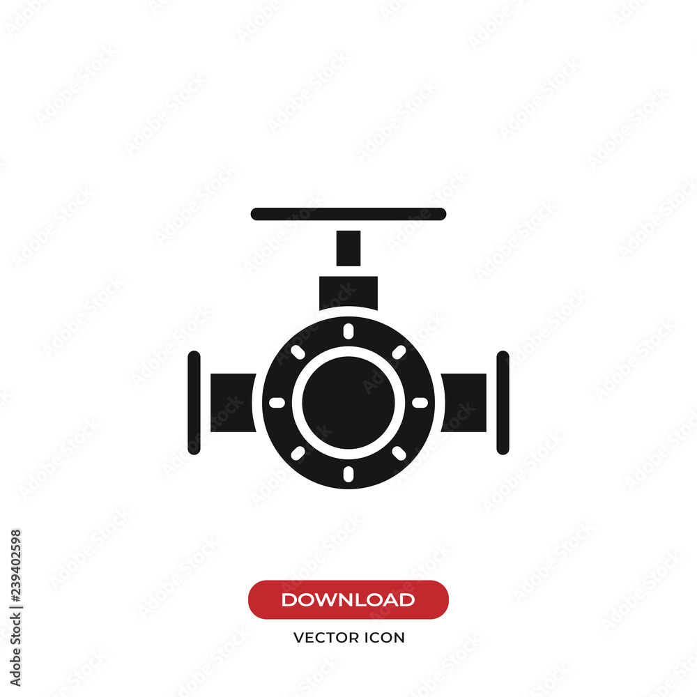 Valve icon vector Stock Vector | Adobe Stock