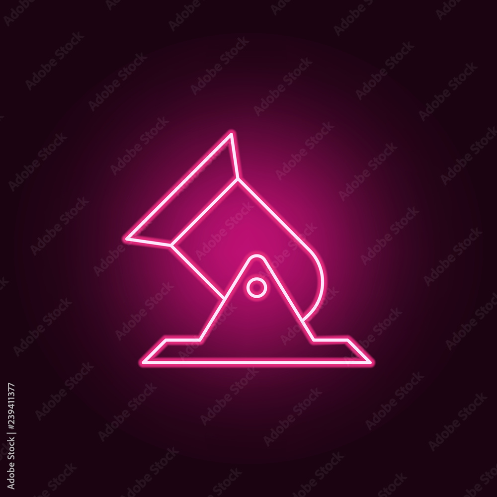 searchlight floor icon. Elements of Spotlight in neon style icons ...