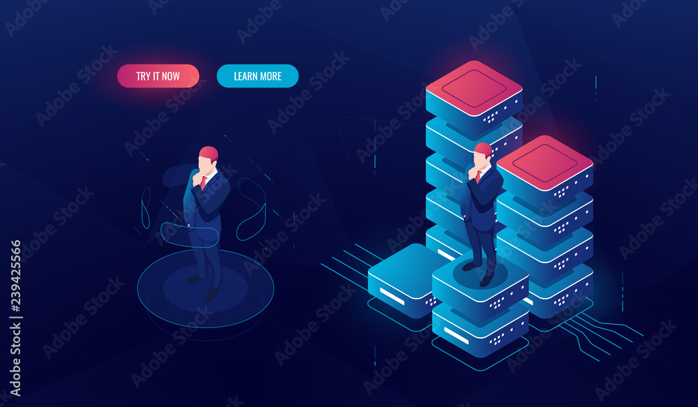 Virtual reality interface, big data processing, data analysis and ...