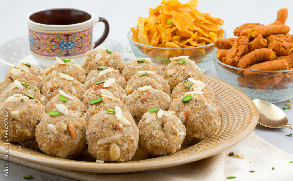Indian Traditional Sweet Food Urad Dal Laddu Also Know as Laddoo, Ladoo ...