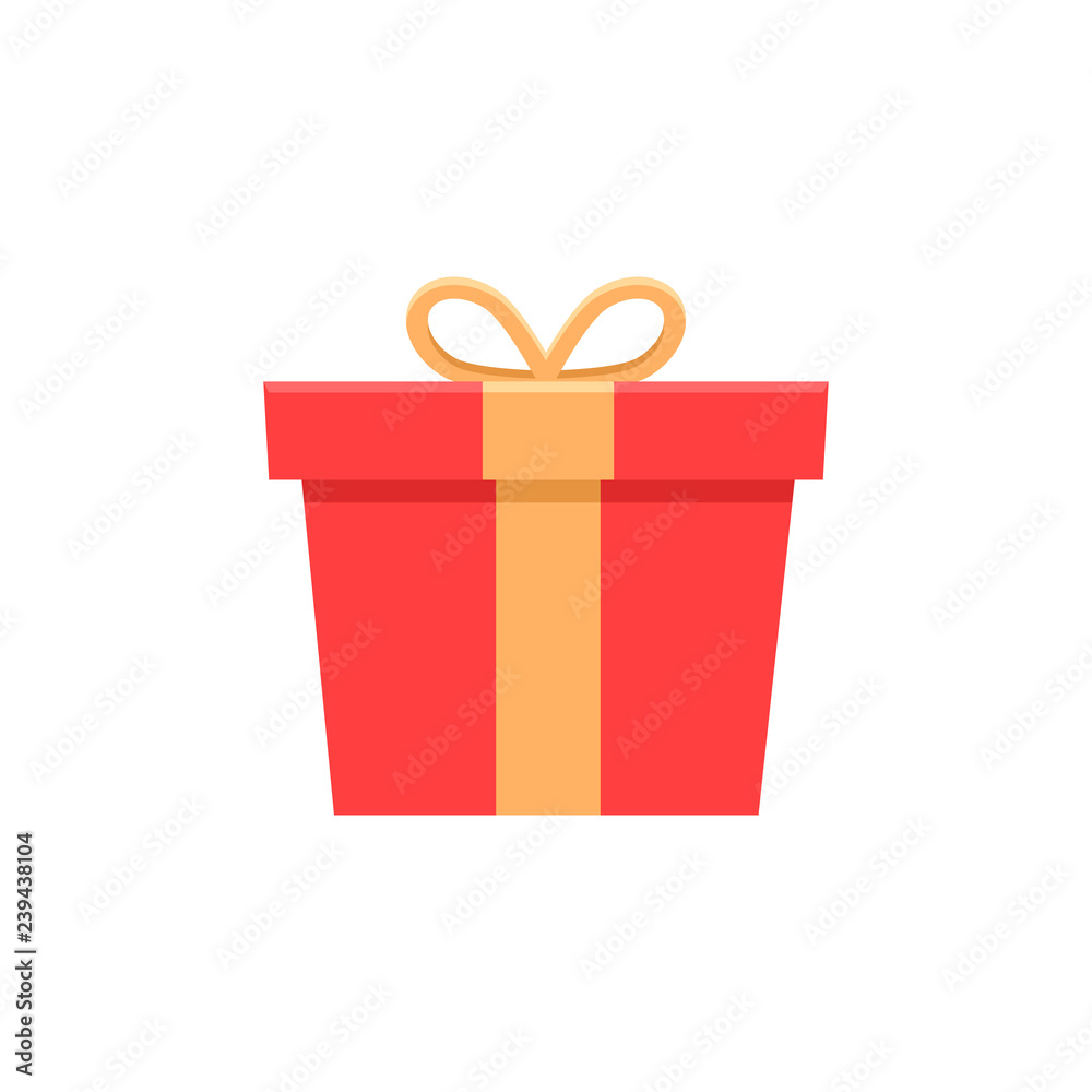 Flat Present Vector