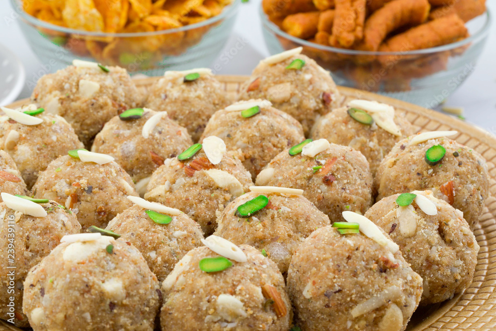 Indian Traditional Sweet Food Urad Dal Laddu Also Know as Laddoo, Ladoo ...