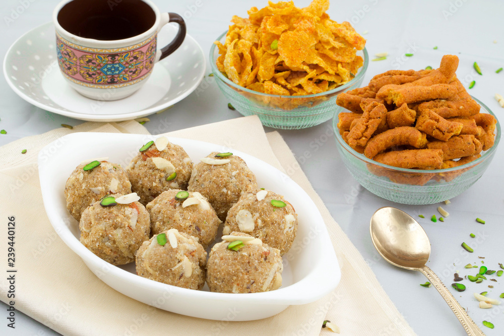Indian Traditional Sweet Food Urad Dal Laddu Also Know as Laddoo, Ladoo ...