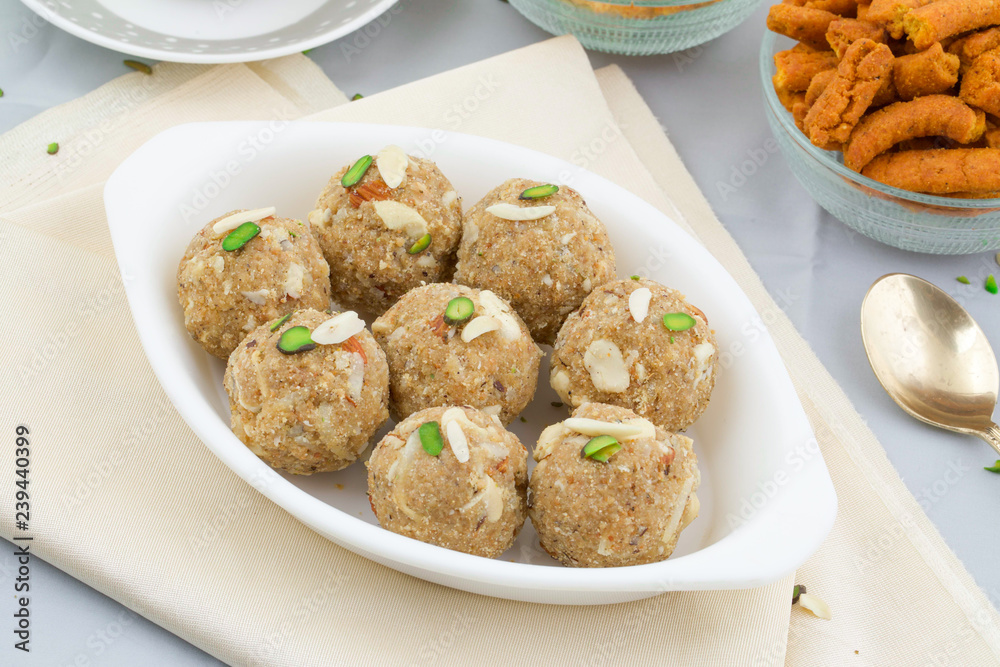 Indian Traditional Sweet Food Urad Dal Laddu Also Know as Laddoo, Ladoo ...