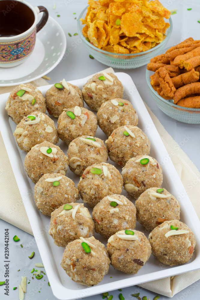 Indian Traditional Sweet Food Urad Dal Laddu Also Know as Laddoo, Ladoo ...