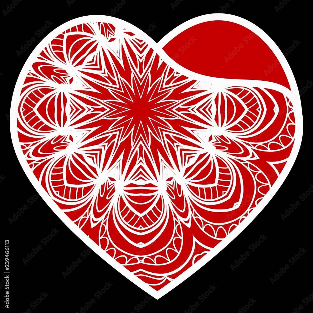 Laser Cutting Heart Template For Interior Design, Layouts Wedding Cards ...