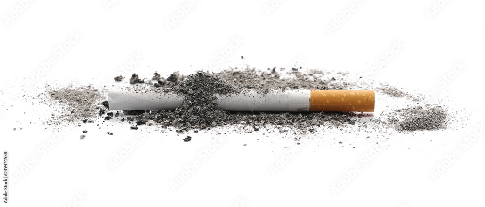 Pile Of Cigarette Ash