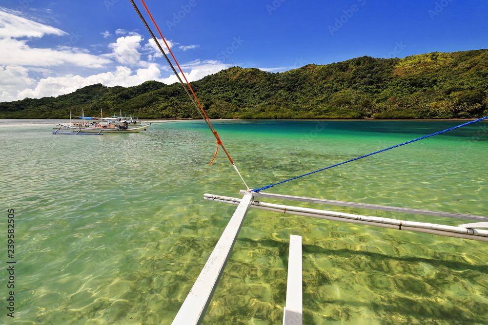 Snake island sandbar joining mainland Palawan and Vigan island-El Nido ...