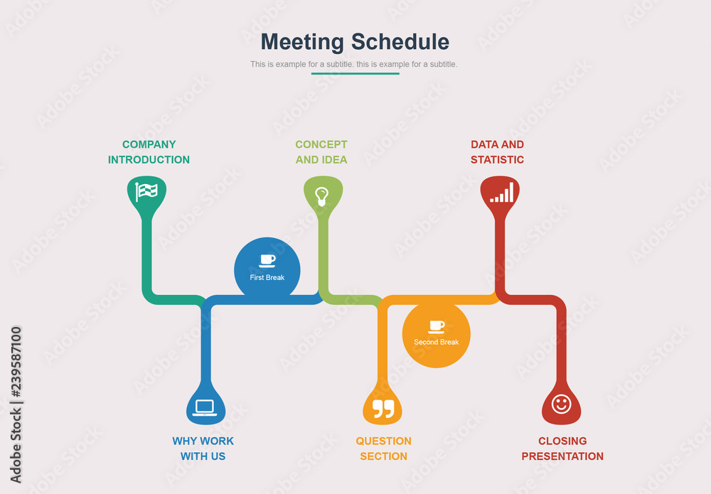 Meeting Schedule Infographic Layout Stock Template Adobe Stock meeting-schedule-infographic-layout-stock-template-adobe-stock