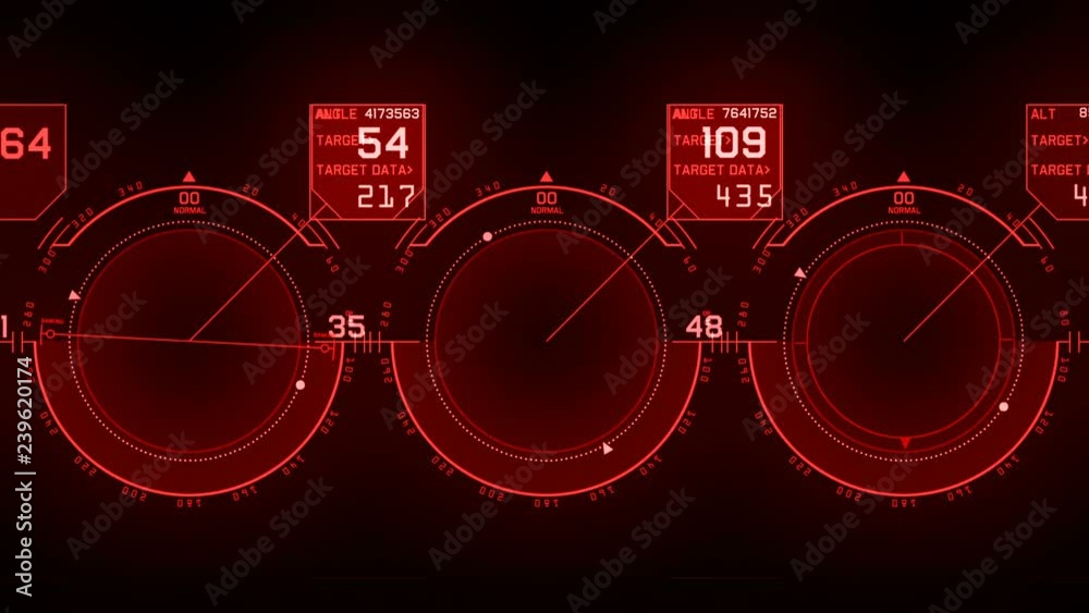 4k Radar GPS signal tech screen display,future science sci-fi data ...