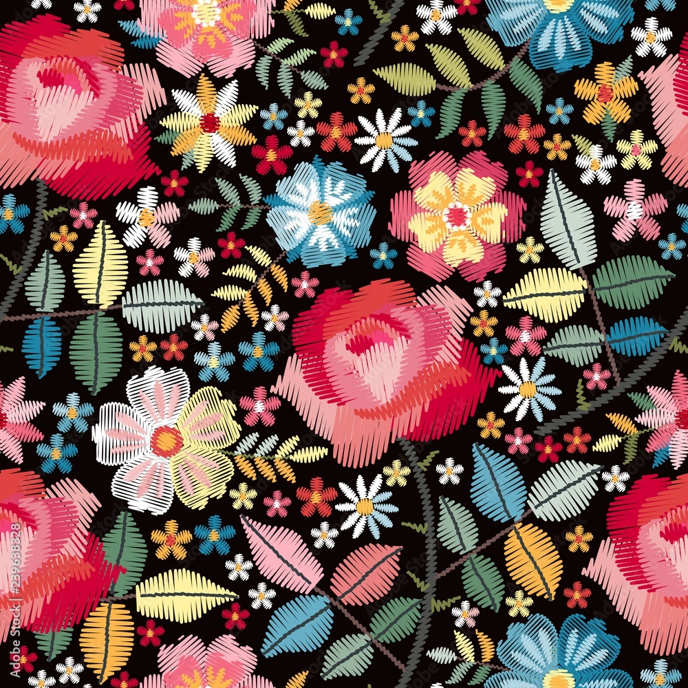 Spanish Floral Pattern
