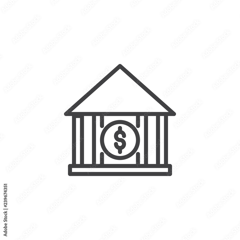 Simple Bank Icon