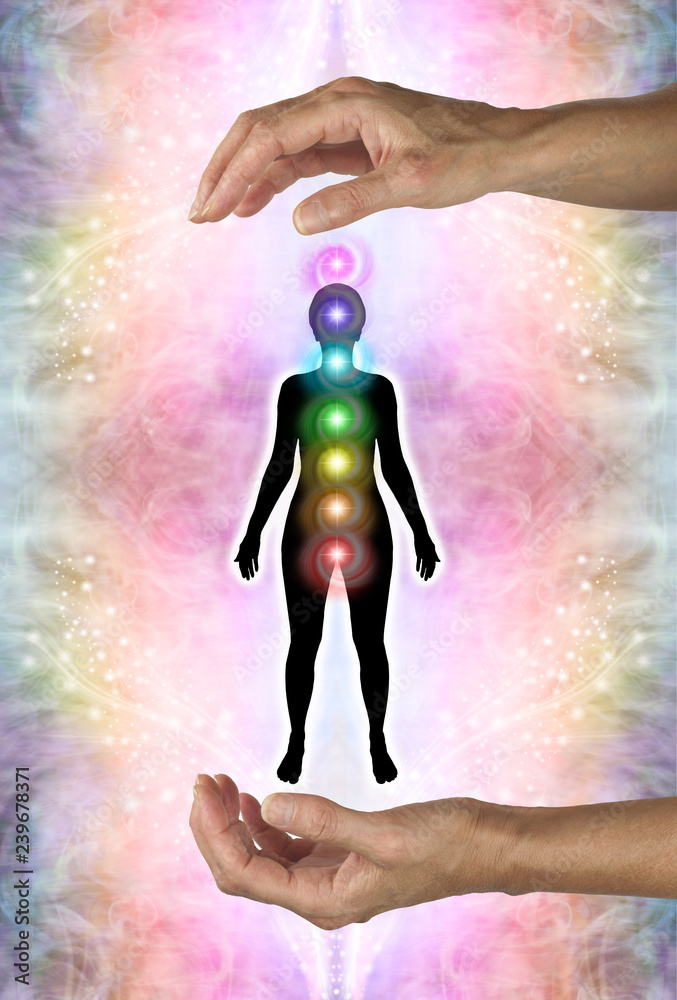 Channelling Distant Healing to the Seven Chakras - diagram of distant ...