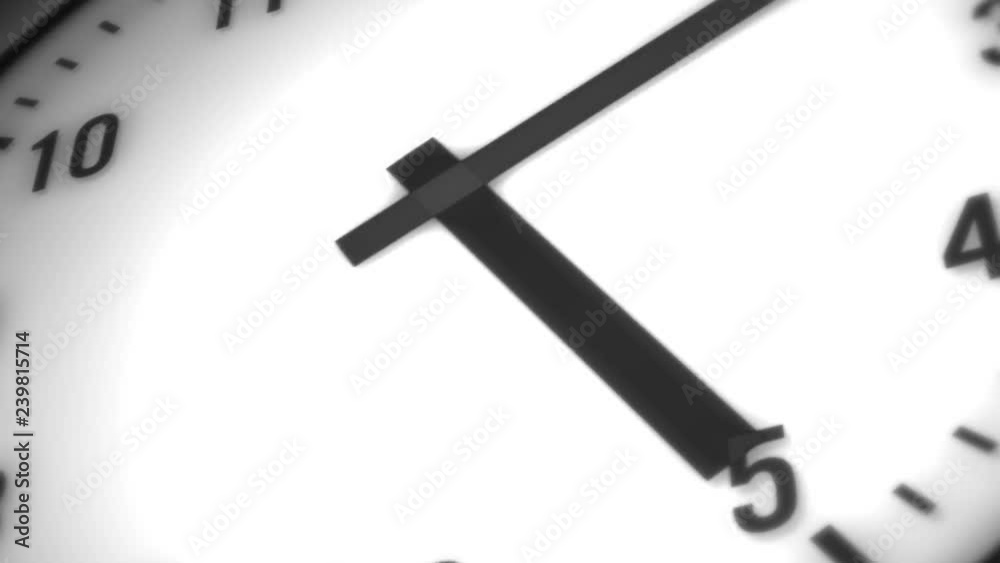 Numerical Clock Time Lapse Background Loop/ 4k animation of a black and ...