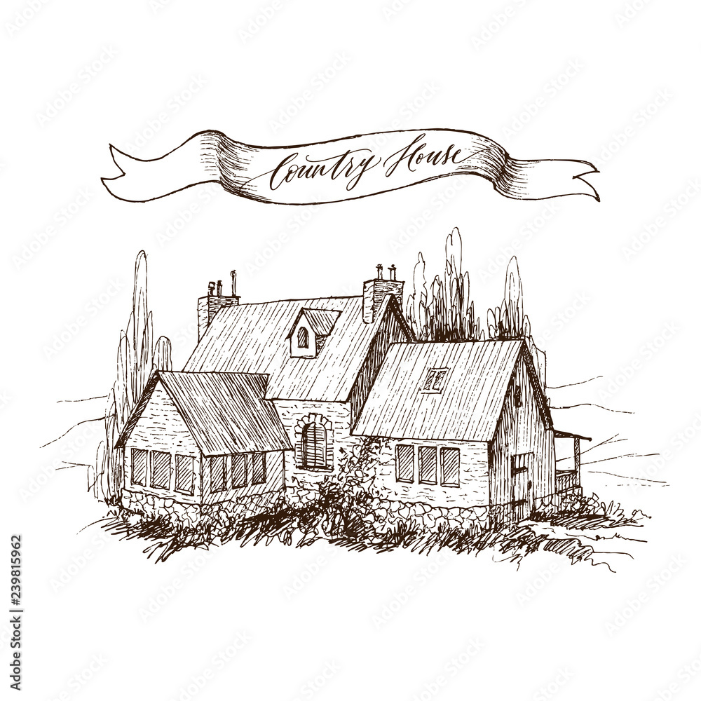 Farmhouse Illustration