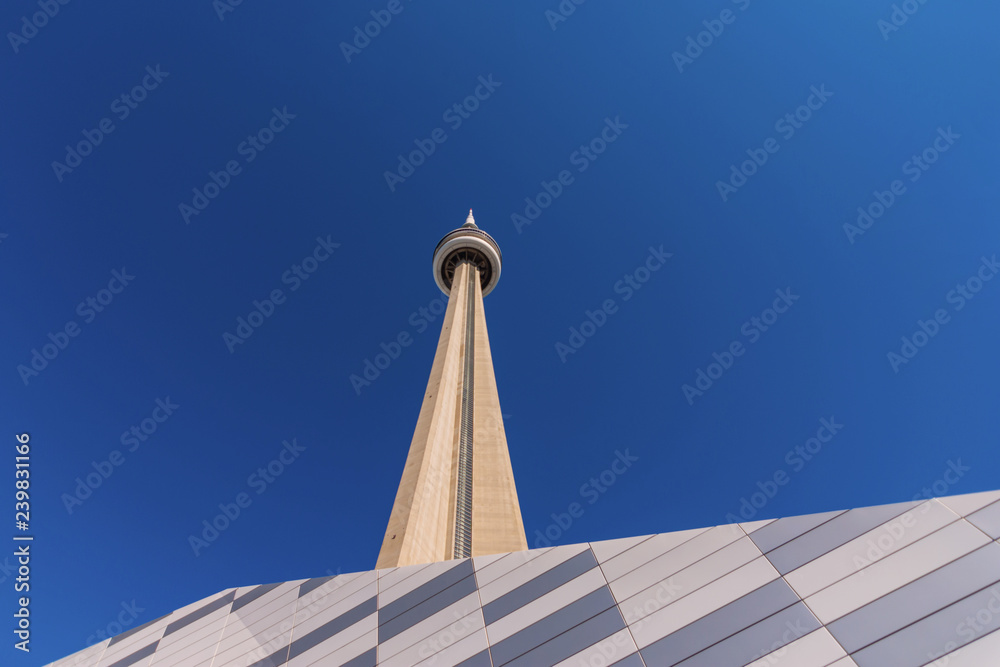 Skylon tower inNiagara Falls view in Ontario from Canadian Side Stock ...