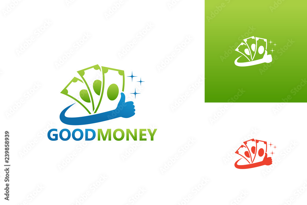 Good Money Logo Template Design Vector, Emblem, Design Concept ...