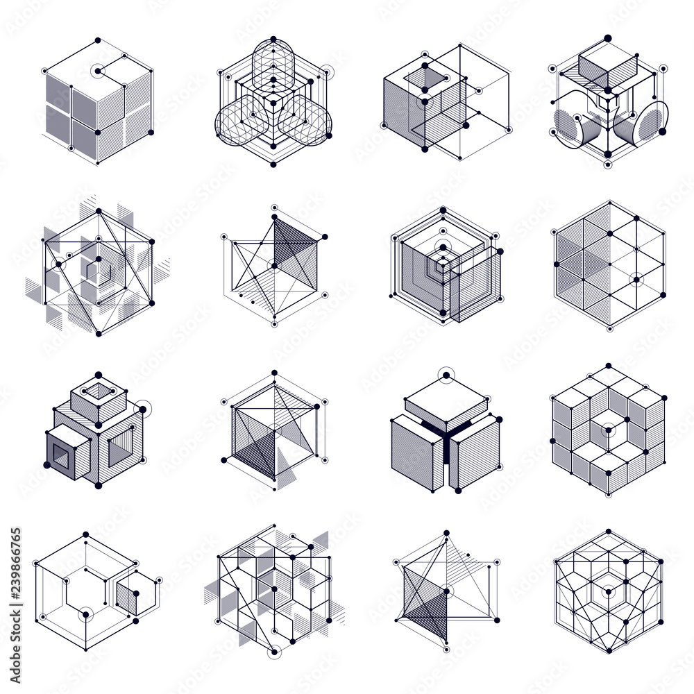Isometric Shapes With Dimensions