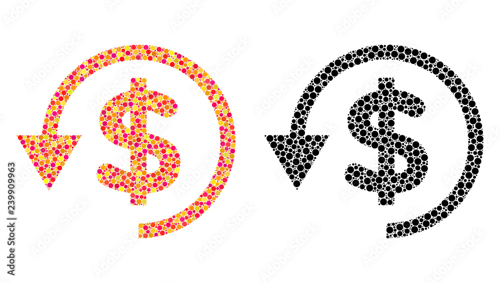 Pixel chargeback mosaic icons. Vector chargeback pictograms in colorful ... Pixel chargeback mosaic icons. Vector chargeback pictograms in colorful ...