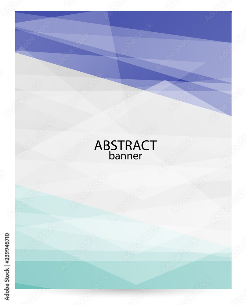 Vertical bright poster with empty place for text. Abstract graphic ...