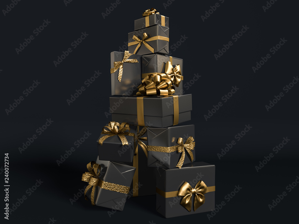 Pile Of Birthday Gifts