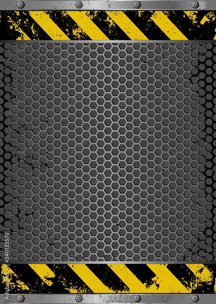 grunge background with danger symbol Stock Vector | Adobe Stock