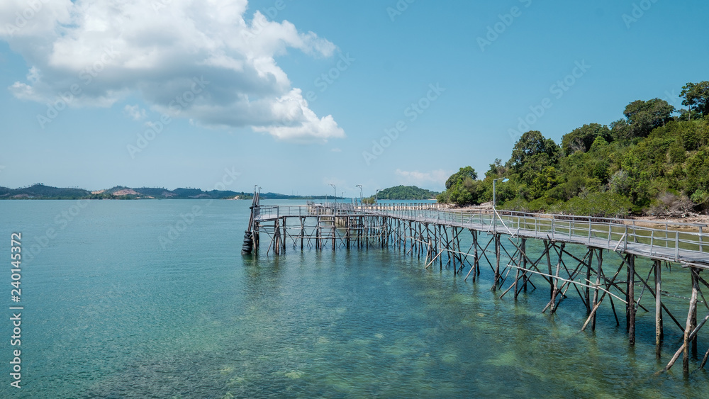 Labun Island and Jetty Stock Photo | Adobe Stock