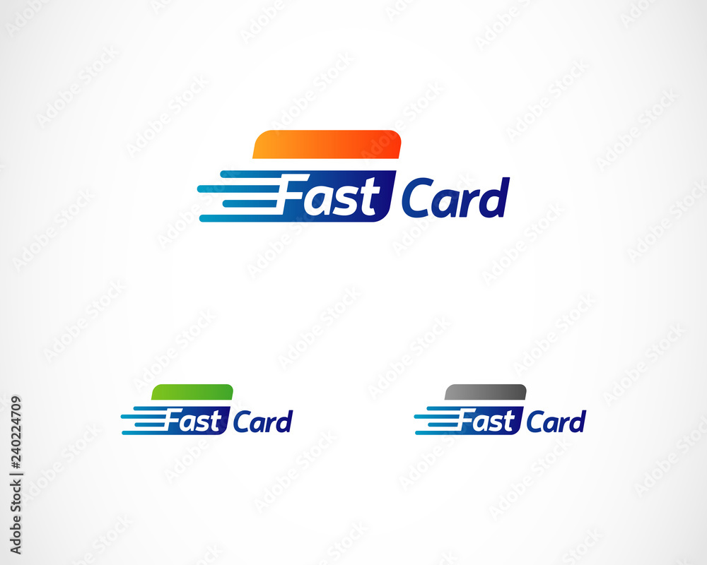 Pay Card Logo Set Stock Vector | Adobe Stock