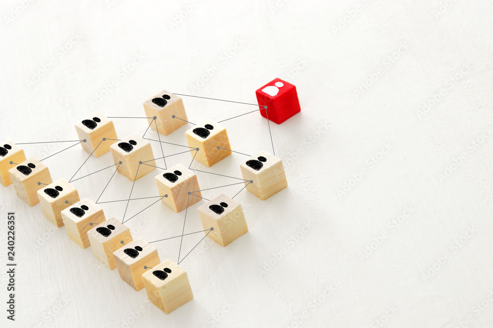 abstract photo of connectivity concept, Linking entities, Hierarchy and ...